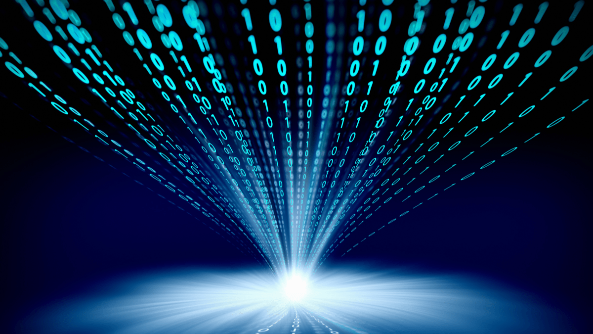 Die erste Nachricht in Code, das heißt entweder in Geheimschrift oder ...